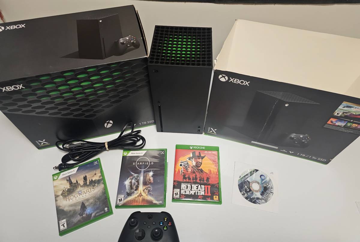 Xbox Series X ,Starfield,Hogwarts Legacy,RDR2,AC1,Forza,Receipt | Looknet