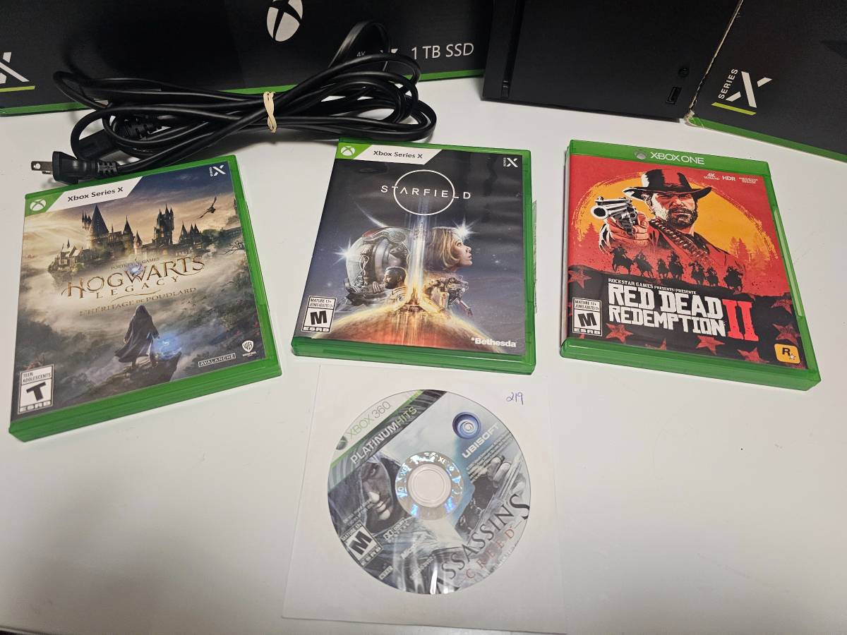 Xbox Series X ,Starfield,Hogwarts Legacy,RDR2,AC1,Forza,Receipt | Looknet