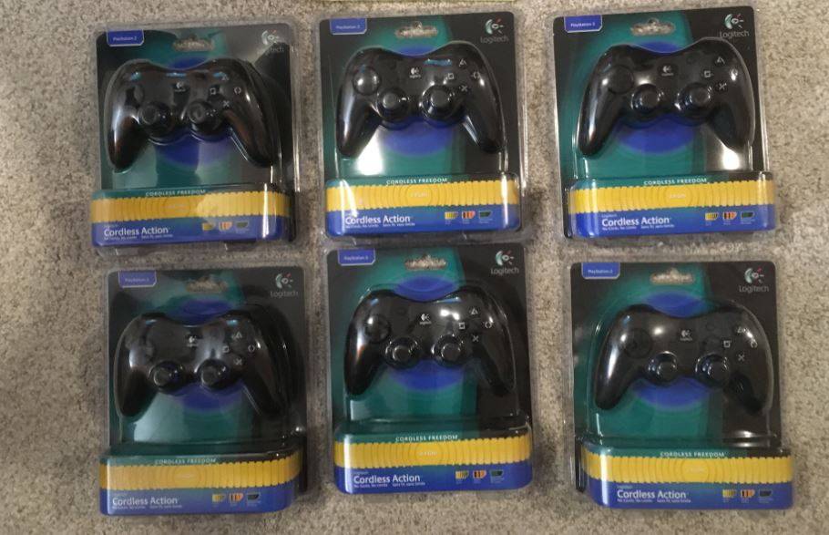 PS2 Logitech Wireless Cordless Action Controller New Factory Sealed ...