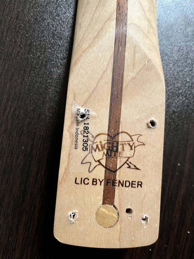 Reverse Headstock Strat Neck (Mighty Mite) | Looknet