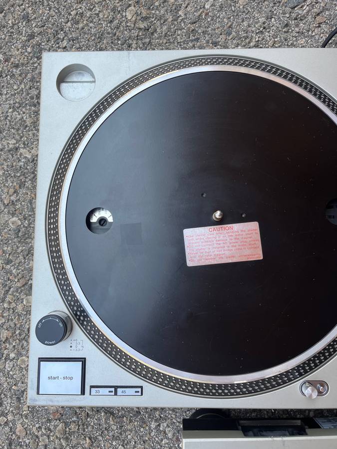 pair of TECHNICS sl-1200mk2 turntables 1200mk2 1200 mk2 dual voltage | Looknet