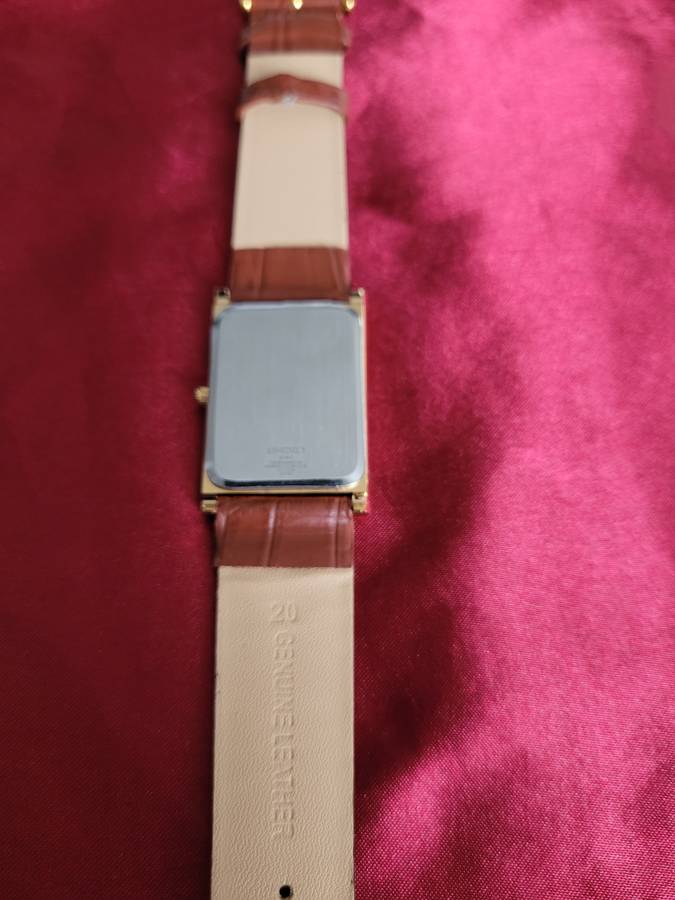 ⚡️RARE VINTAGE New Old Stock Seiko Slim SQ Tank Leather Men's Watch in Fort Lauderdale, FL | Looknet