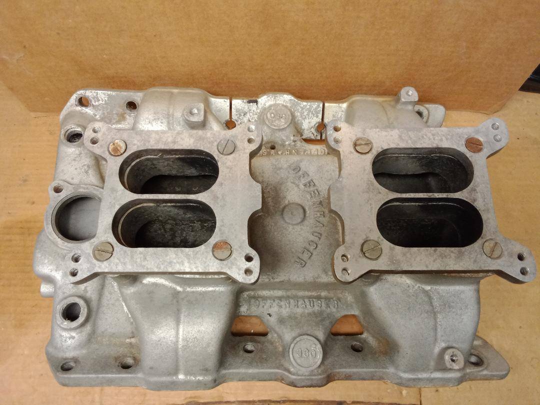 Offenhauser 360 dual quad intake manifold | Looknet