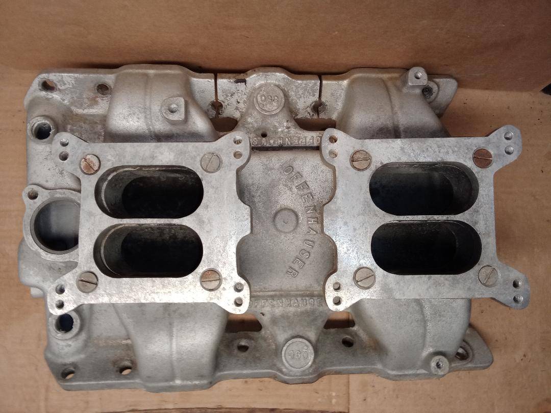 Offenhauser 360 dual quad intake manifold | Looknet