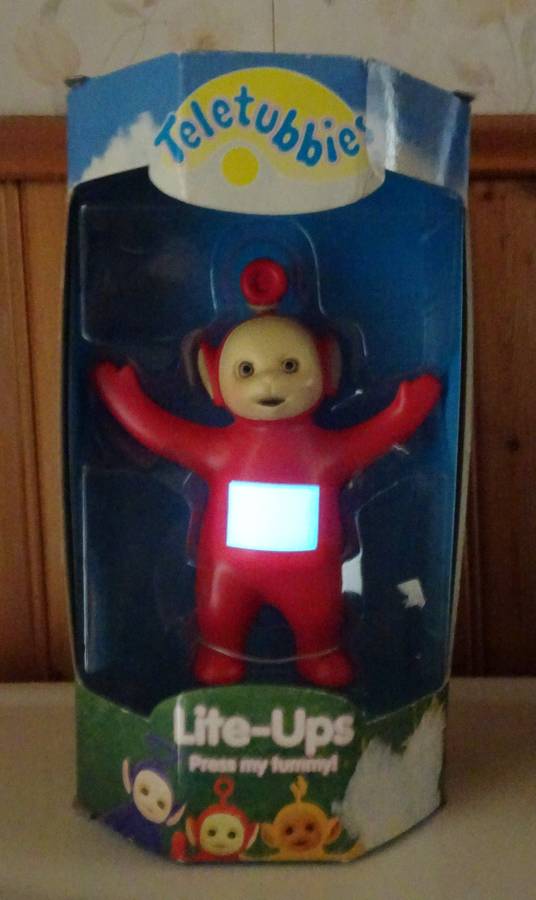 Teletubbies Lite-Ups, Po, Press My Tummy, Red, Applaus, New, Works in ...