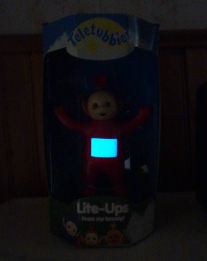 Teletubbies Lite-Ups, Po, Press My Tummy, Red, Applaus, New, Works in ...