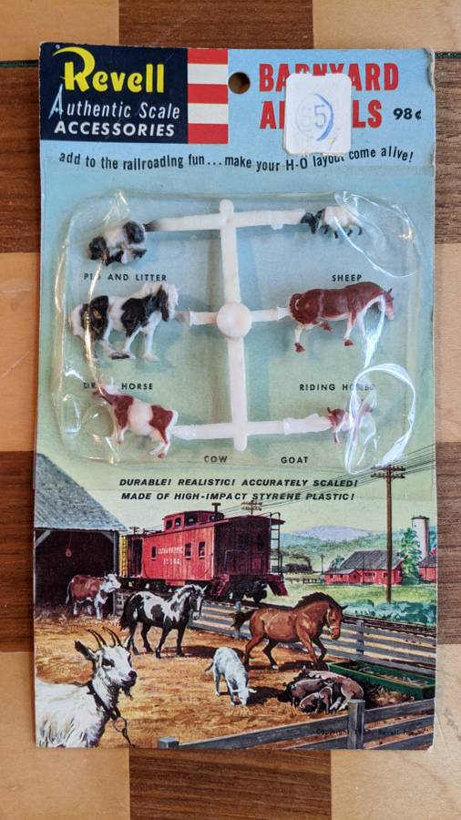 UNOPENED Revell Figure Set and Barnyard Animals | Looknet