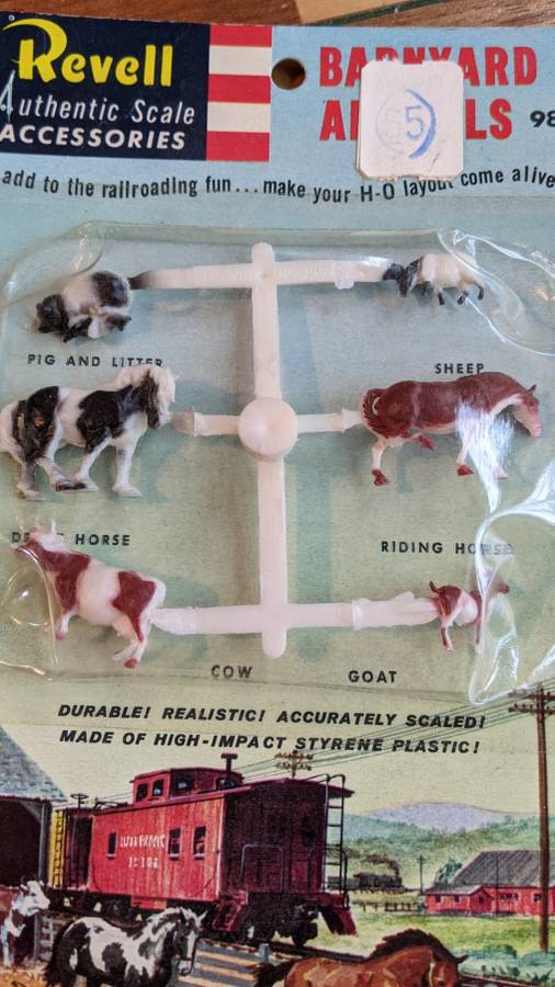 UNOPENED Revell Figure Set and Barnyard Animals | Looknet