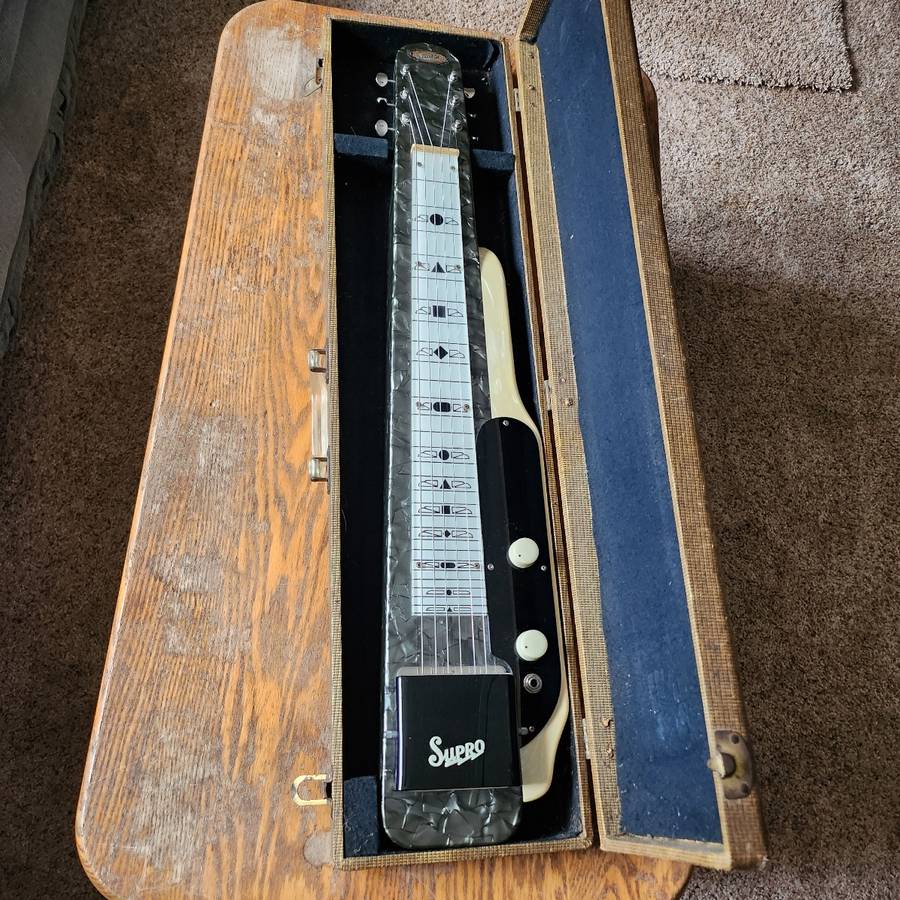 Supro Vintage 1952 Streamliner Lap Steel Guitar | Looknet