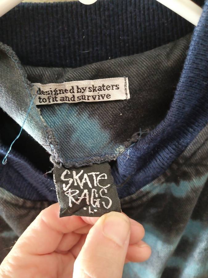 Vintage Out Of Print Rare Skate Rags Tie Dye Skateboard Jacket LRG ...