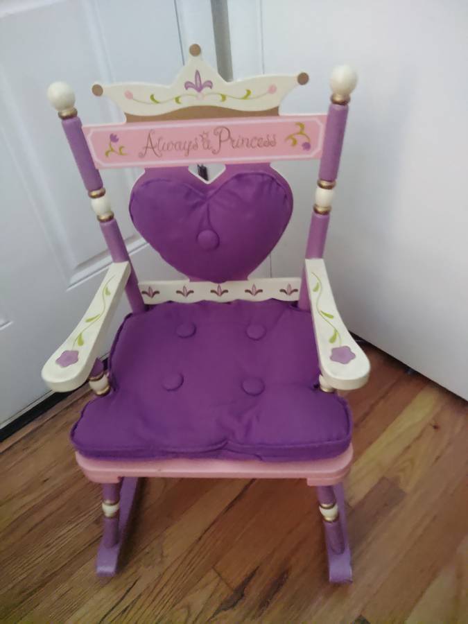 Little Girls "Always a Princess" rocking chair | Looknet